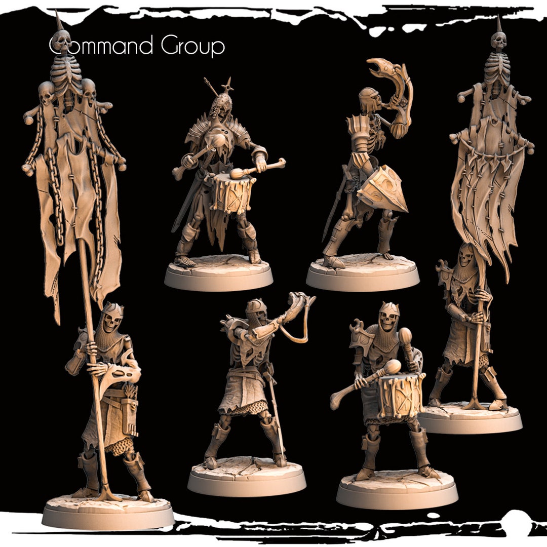 Skeleton Command Group Army of Darkness: Skeletons - Etsy