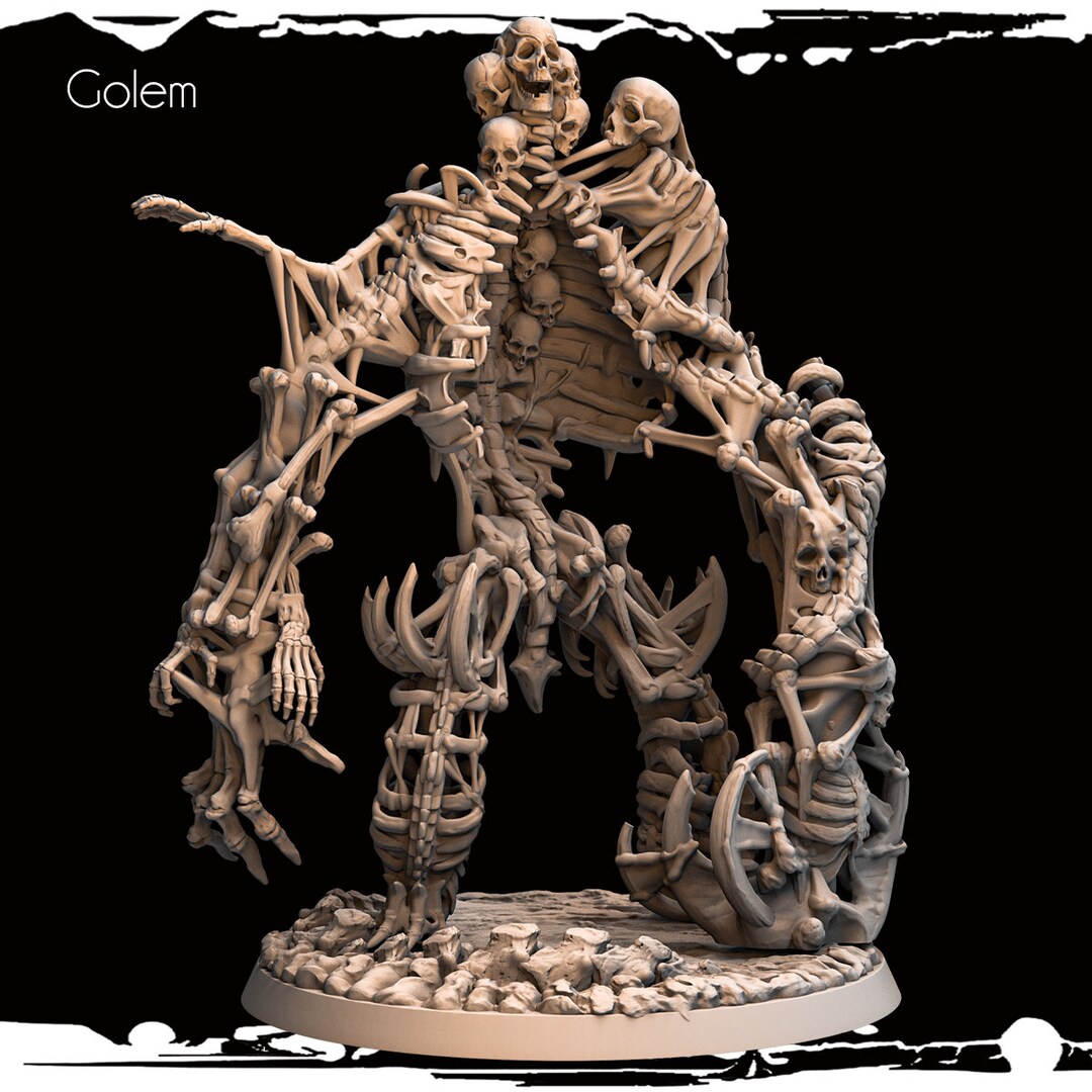 Skeleton Golem Army of Darkness: Skeletons - Etsy