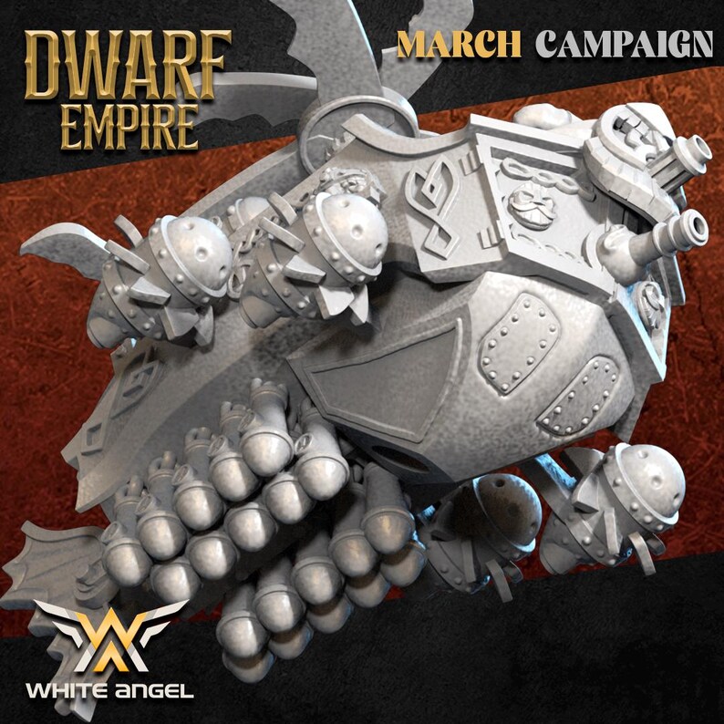 Dwarf Iron Gyro, Dwarf Empire, White Angel Miniatures - Etsy
