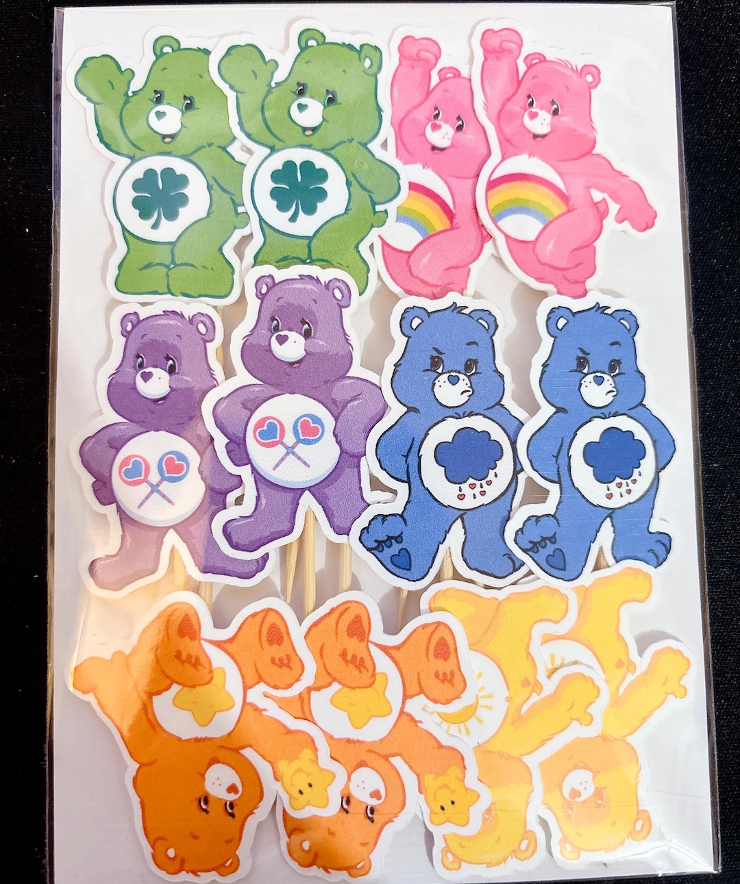 Carebears/baby Carebears Cupcake Toppers - Etsy