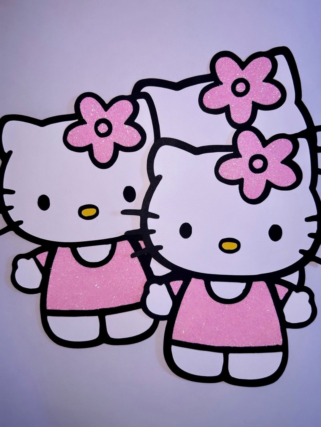 Kawaii Kitty With Flower Bow Centerpiece/cake/ramo Topper - Etsy