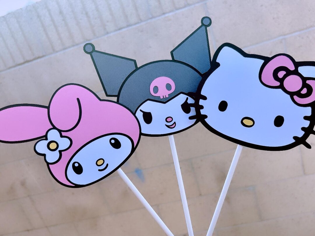 Kitty & Friends Centerpiece/cake/ramo Topper! - Etsy