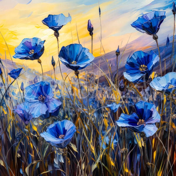 Himalayan Blue Poppy - Etsy
