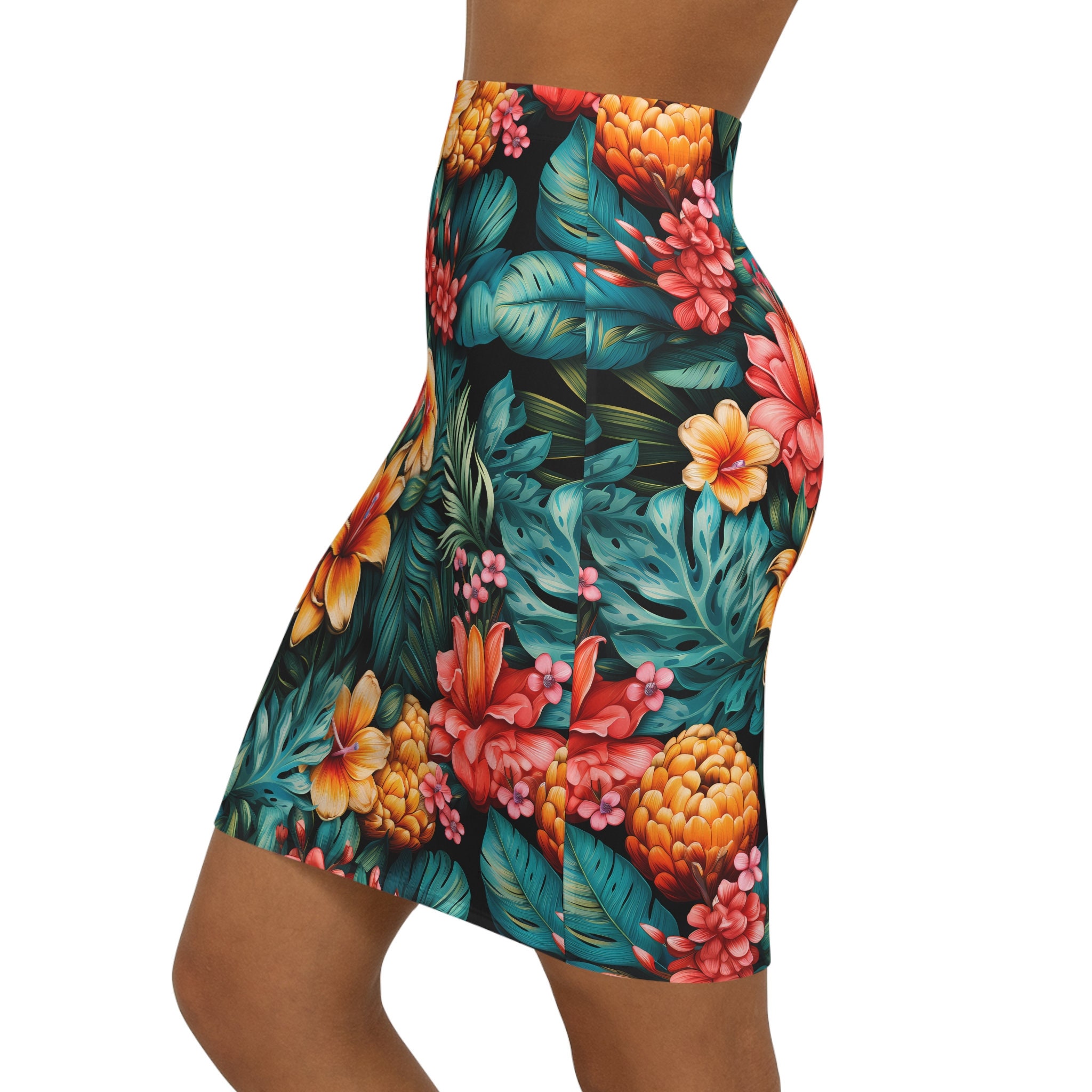 Floral Flower Women's Mini Skirt sold by Anstice Above | SKU 55565653 ...