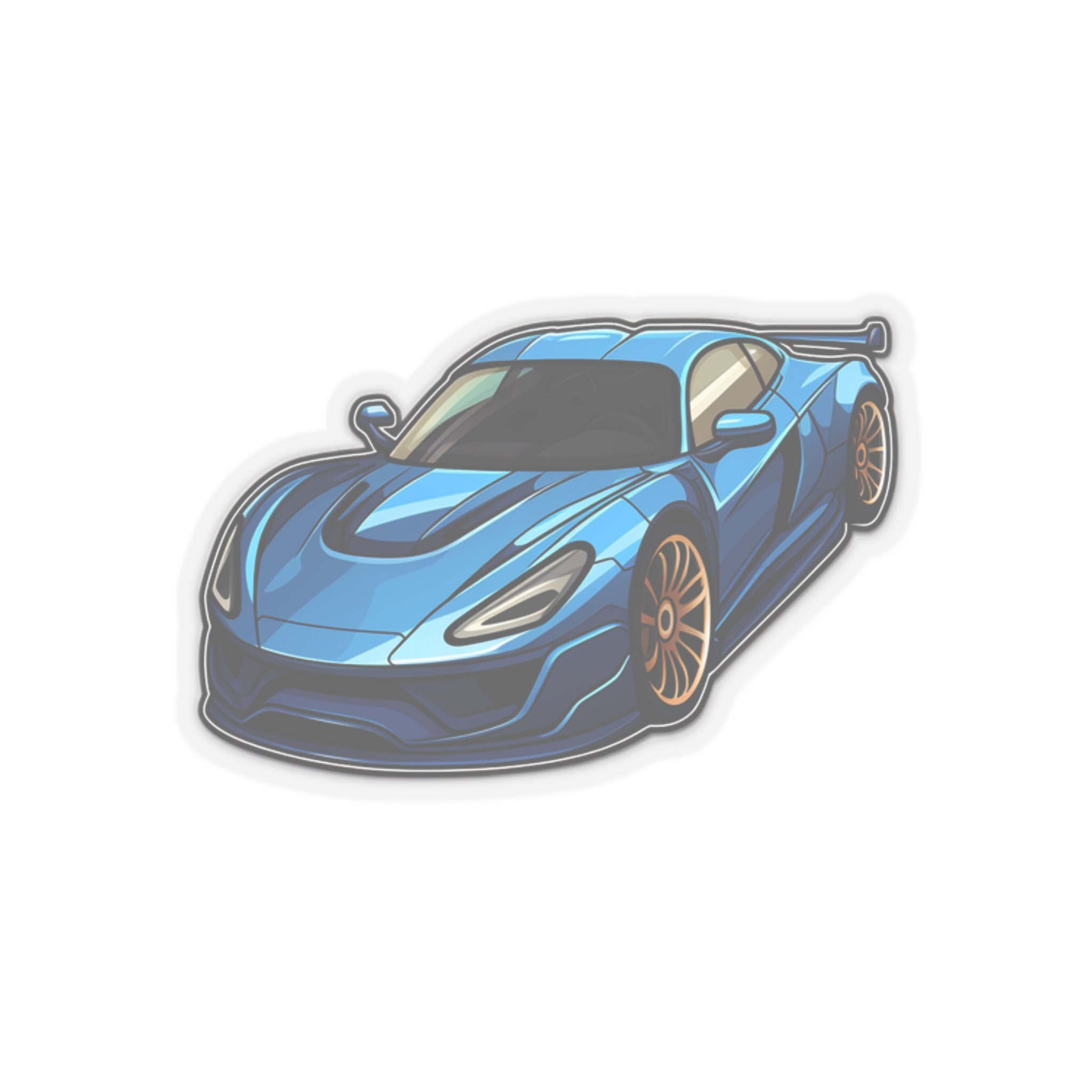 Sports Car Sticker - Etsy