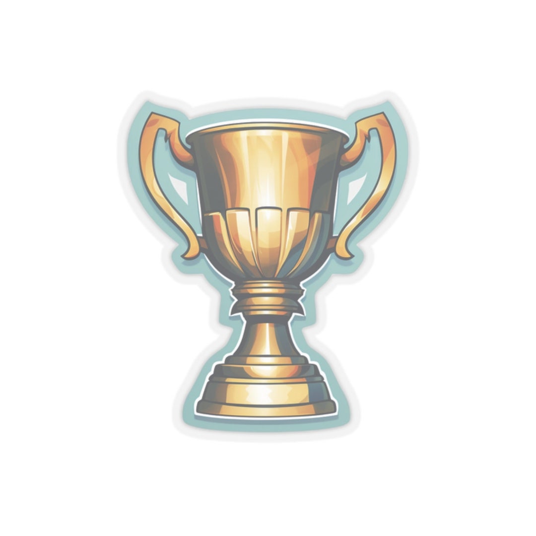Trophy Sticker - Etsy