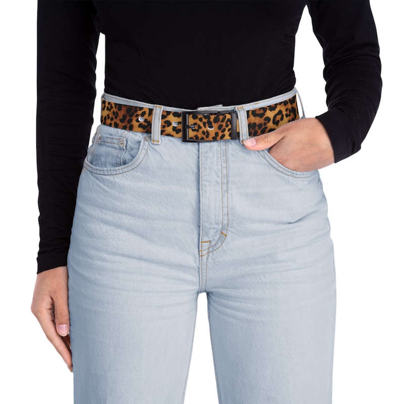 Leopard Print Belt - Etsy