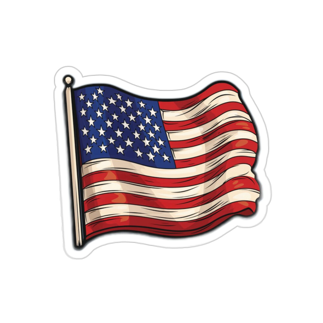 US Flag Sticker - Etsy