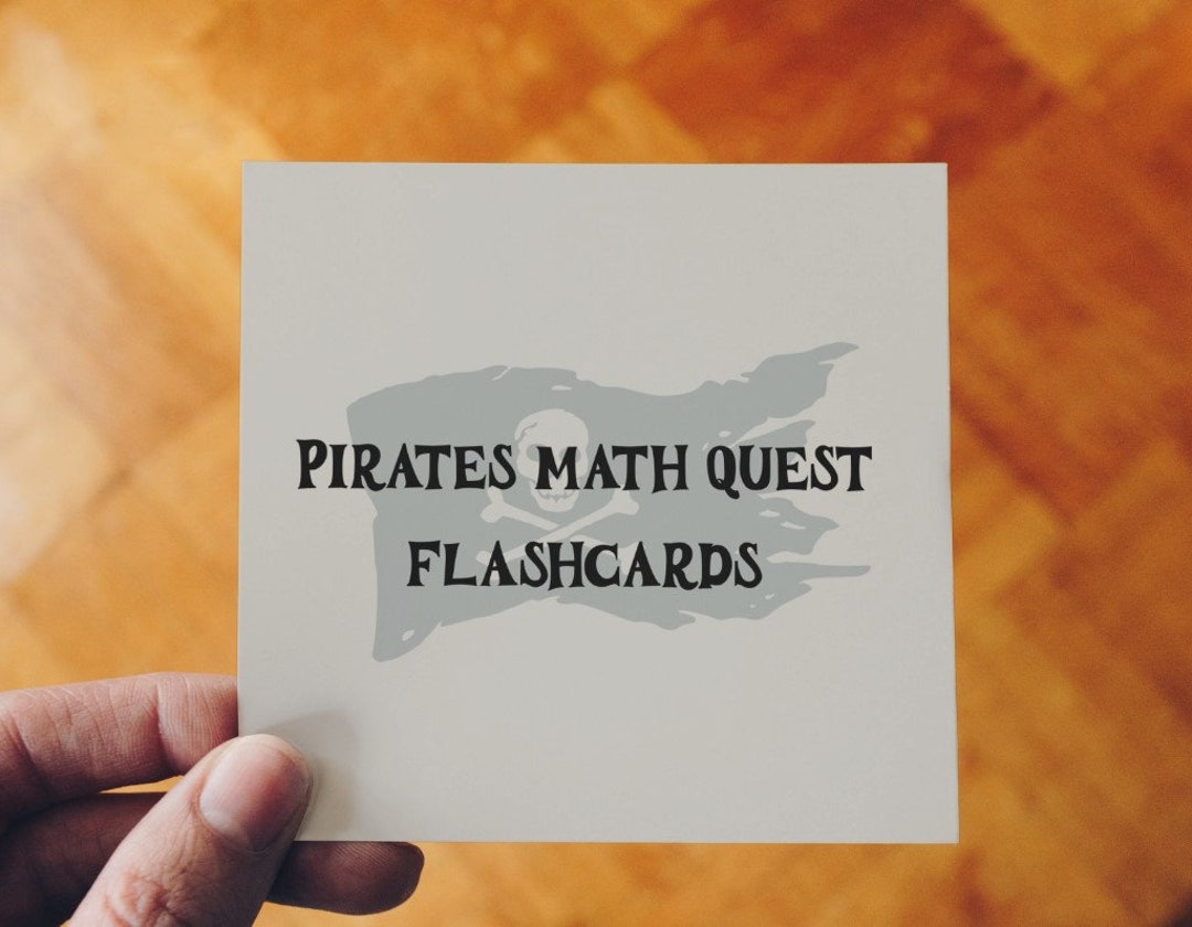 Printable Pirate Themed Addition Math Flashcards - Etsy