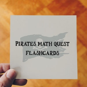 Printable Pirate Themed Addition Math Flashcards - Etsy