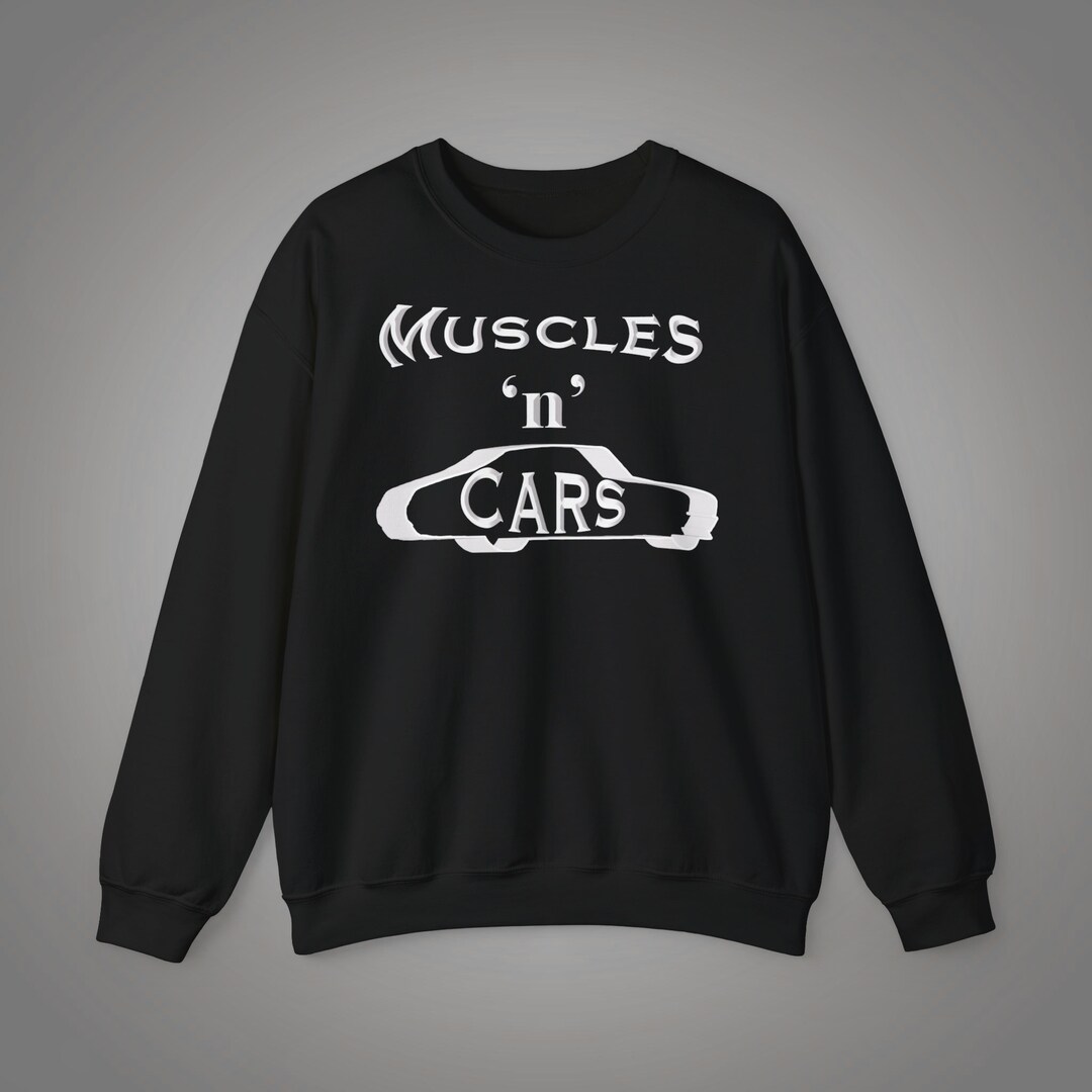 Muscles 'n' Cars Oversize Sweater EU Shipping Free Front Print Carmerch ...