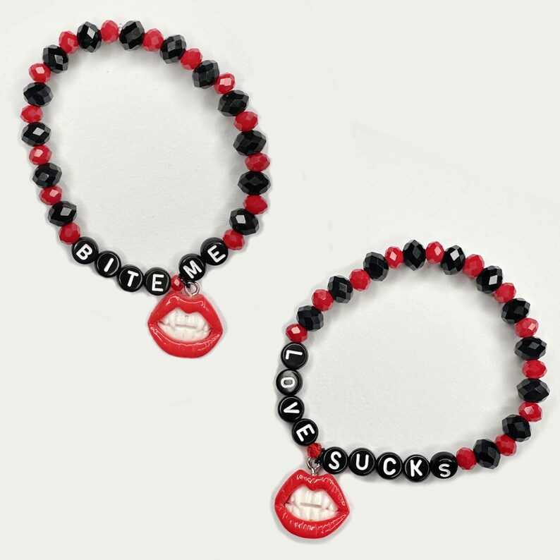 Anti-valentine Vampire Bracelets, Vampire Bracelet, Vampire Teeth ...