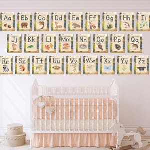 Woodland Animals | Alphabet Printable Classroom or Bedroom Wall Decor ...