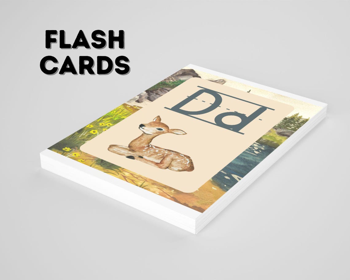 Woodland Animals | Alphabet Printable Classroom or Bedroom Wall Decor ...