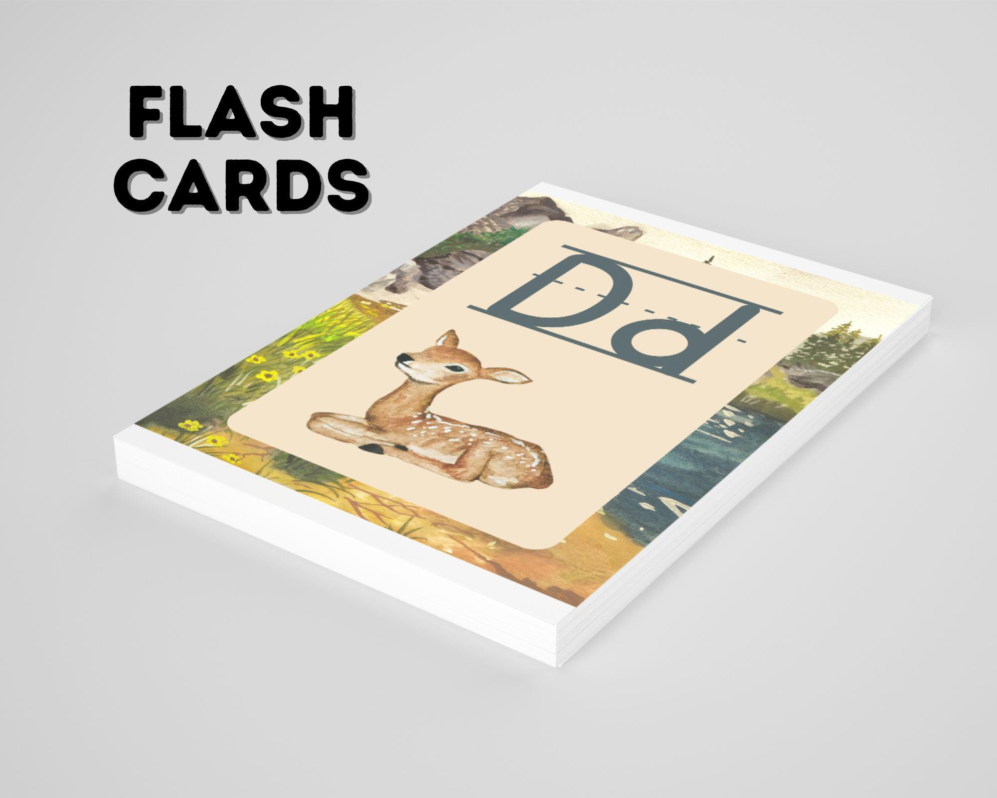 Woodland Animals | Alphabet Printable Classroom or Bedroom Wall Decor ...