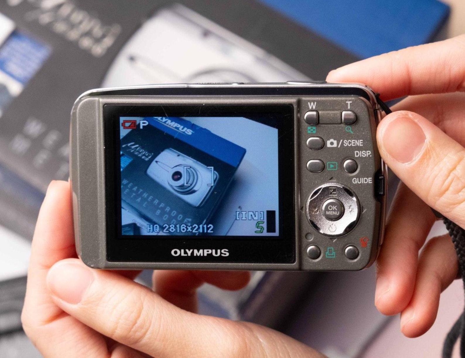 Boxed Starry Blue Olympus Mju 600 Mint TESTED Vintage Digital Camera ...