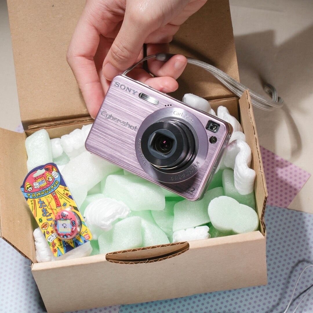 Sony Cybershot W120 Cherry Blossom Pink TESTED Vintage Digital Camera ...