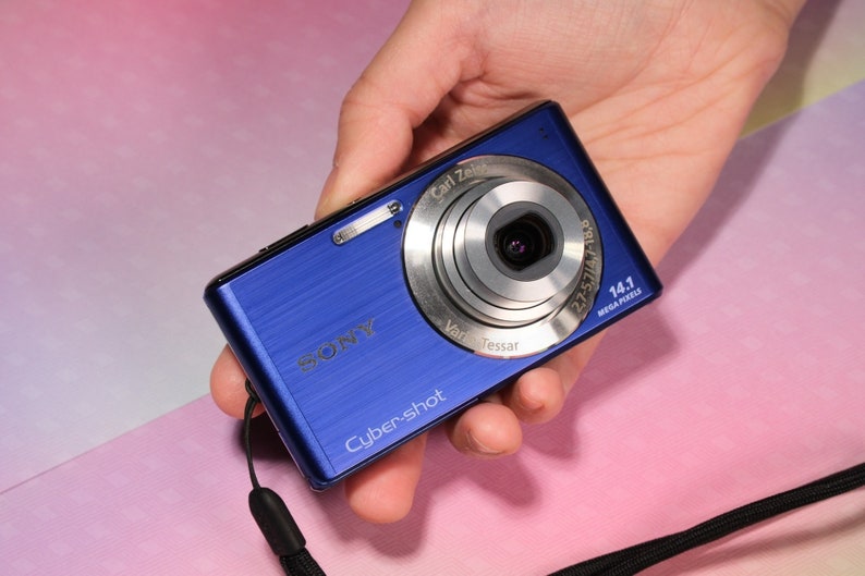 Carl Zeiss Len Sony W530 Cyber-shot With Original Box WORKING TESTED ...