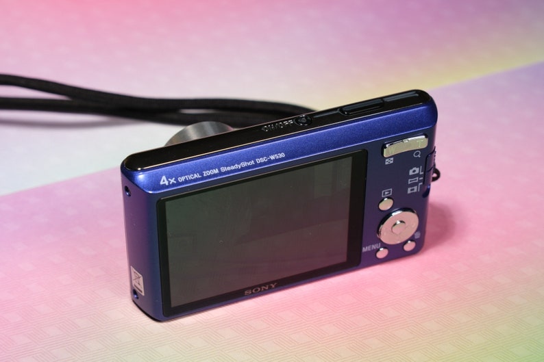 Carl Zeiss Len Sony W530 Cyber-shot With Original Box WORKING TESTED ...