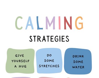 36 Calming / Coping Strategies Cards for Self-regulation & - Etsy