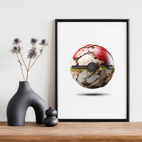 Pokeball Poster - Etsy