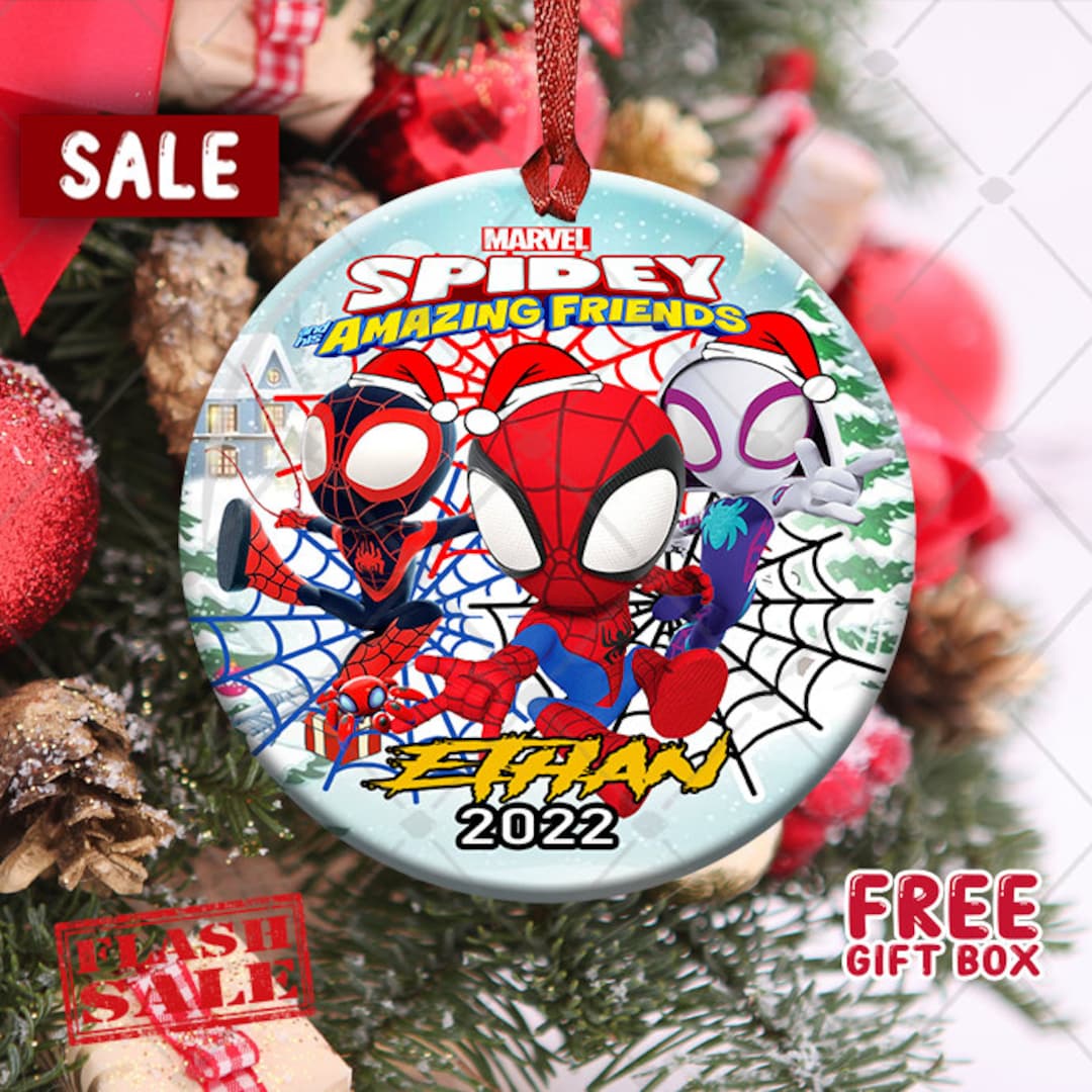 Personalized Spidey and His Amazing Friends Ornament Spidey - Etsy