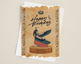 Ancient Egypt Birthday Card Egypt Greeting Card Arabic Greeting Card ...