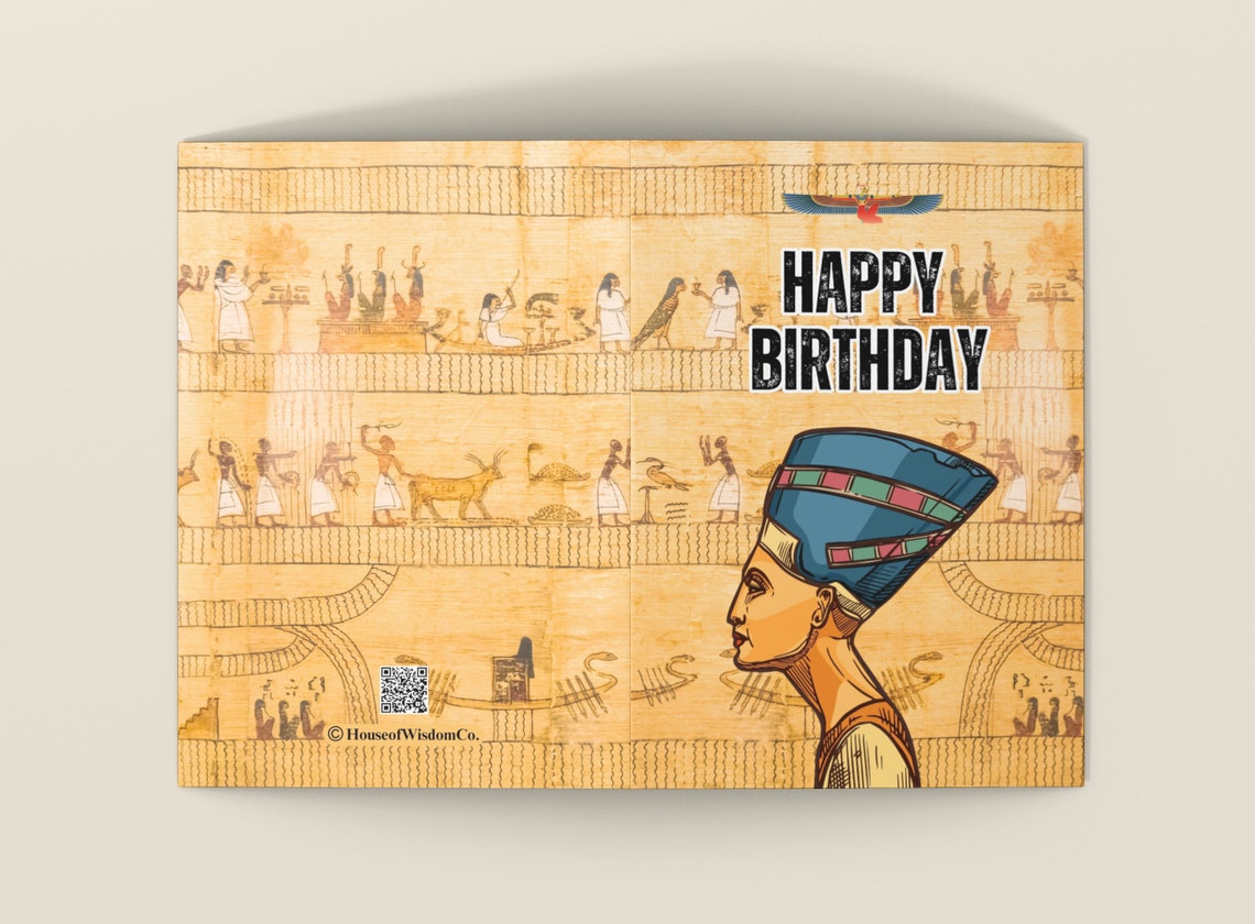Ancient Egypt Birthday Card | Egypt Greeting Card | Arabic Greeting ...