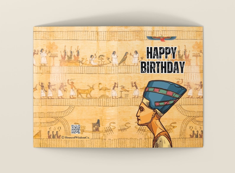 Ancient Egypt Birthday Card | Egypt Greeting Card | Arabic Greeting ...