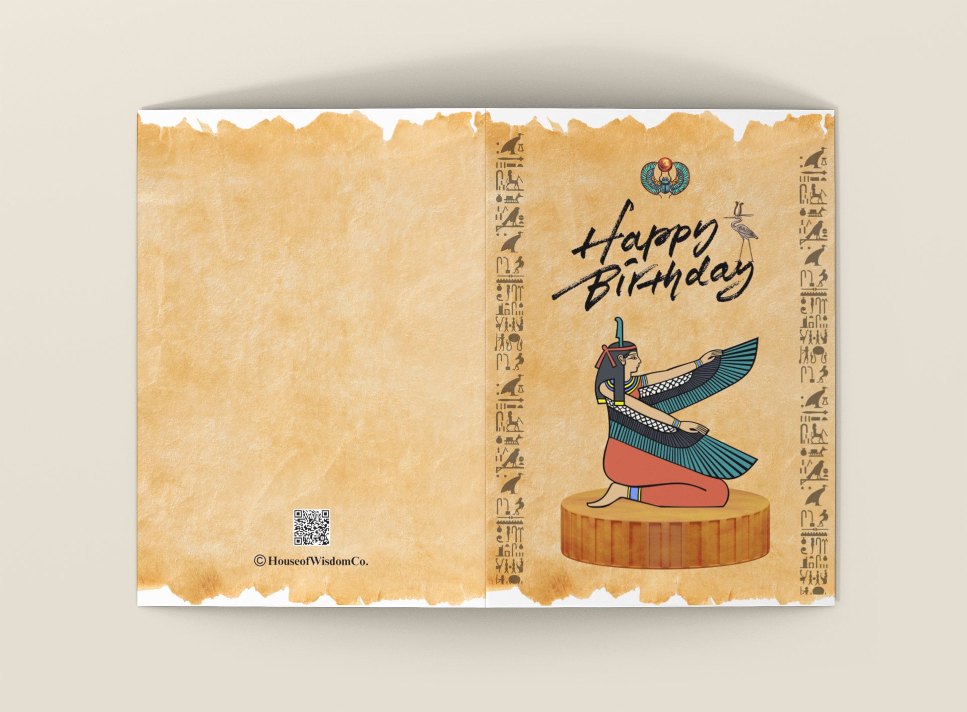 Ancient Egypt Birthday Card - Etsy