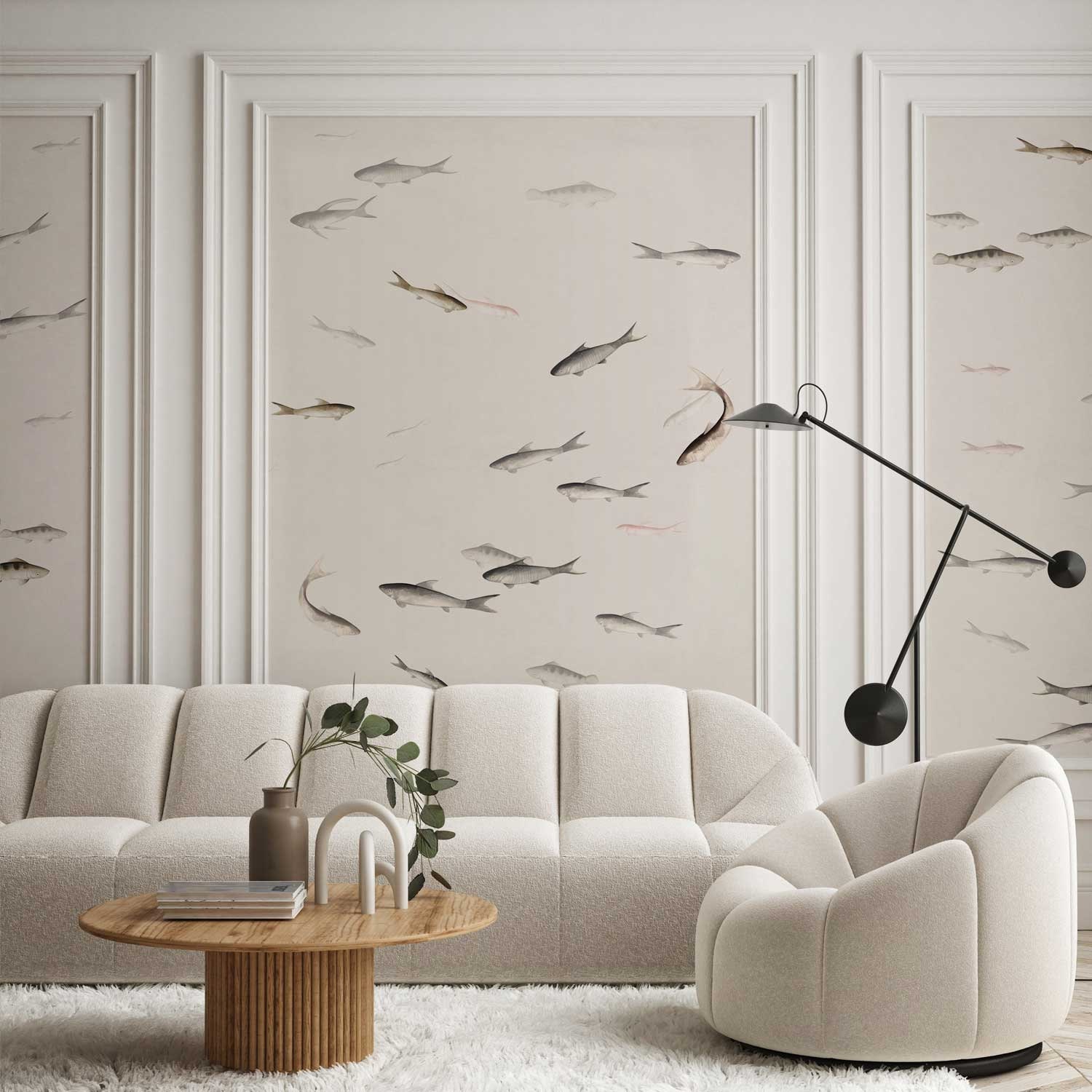 Fish Wallpaper, Tapete Fisch, Nautical Wallpaper, Sea Creature ...