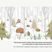 Forest Animals Wallpaper for Toddler, Temporary Wallpaper for Nursery ...