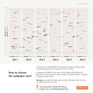 Watercolor Fish Wallpaper, Minimalistic Wall Mural, Fish Wallpaper ...