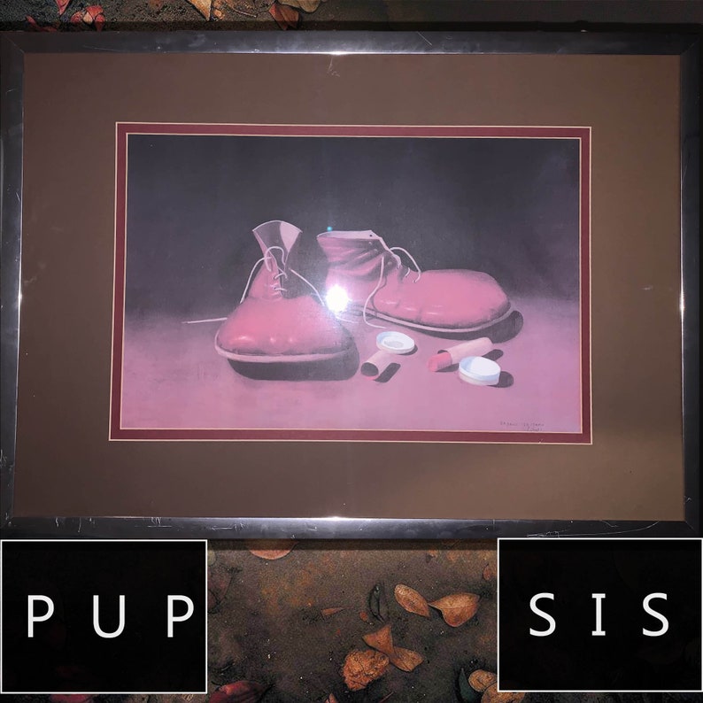 Vintage Signed by Jim Howle red Shoes 23x28 Jim - Etsy