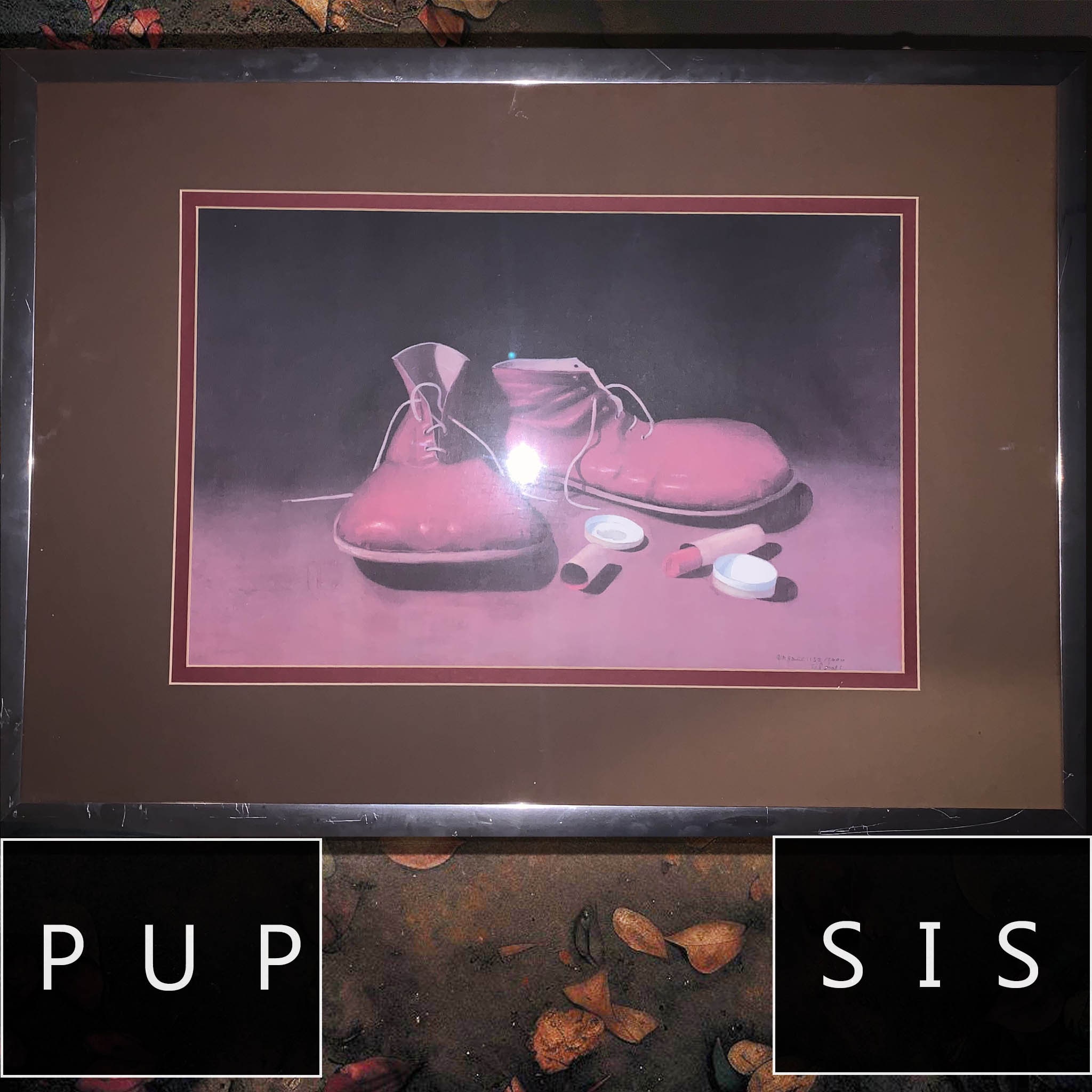 Vintage Signed by Jim Howle red Shoes 23x28 Jim - Etsy