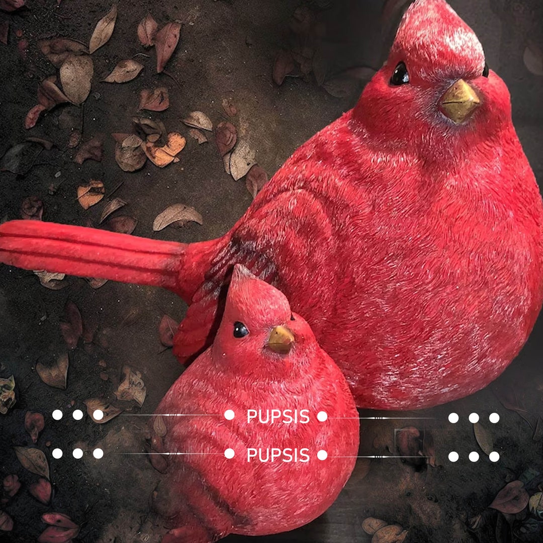 Red Cardinals Decor Cardinal Seasonal Cardinal Decoration. - Etsy