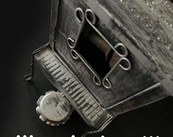 Vintage Copper Tin Windmill Music Box - Etsy