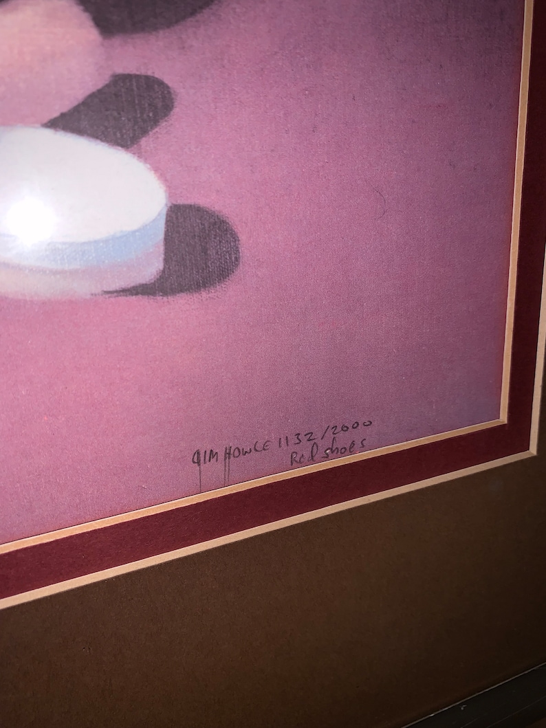 Vintage, Signed by Jim Howle, "red Shoes" 23x28, Jim Howle Paintings ...