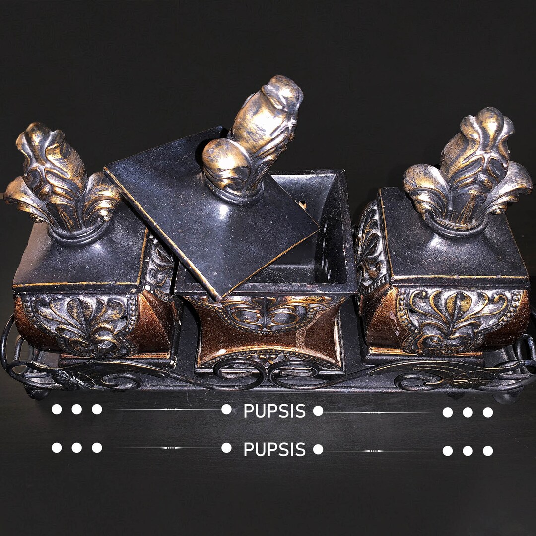 Home Accents, at Home Set of Three Vintage Style Canister Sets, Perfect ...