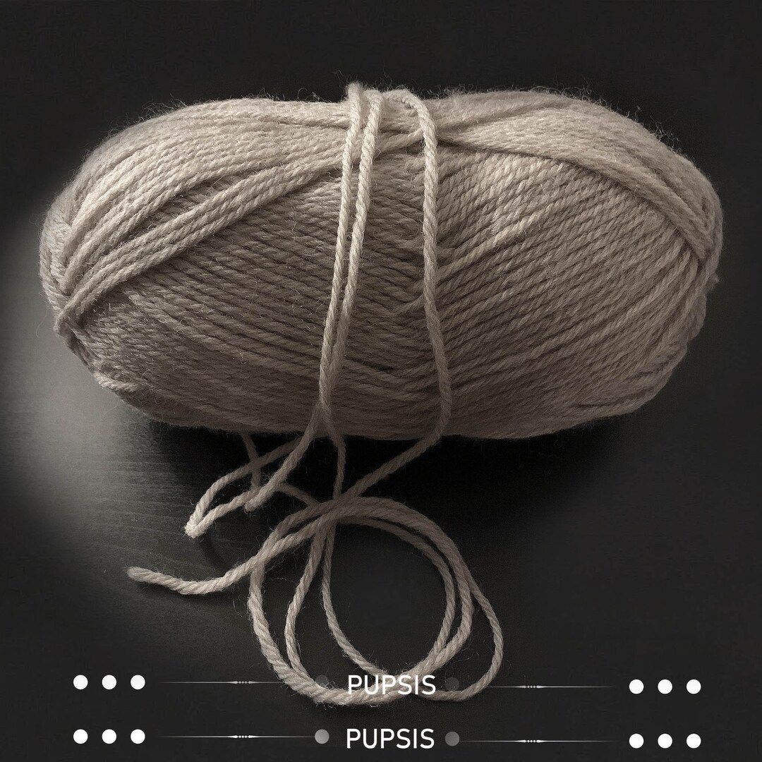 Yarn, Wool Yarn, Biscuit Color, No Dye Yarn, Crotchet Yarn, 100% Wool ...