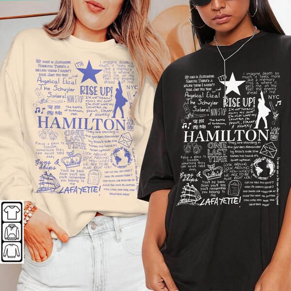Hamilton Musical Hoodie - Etsy