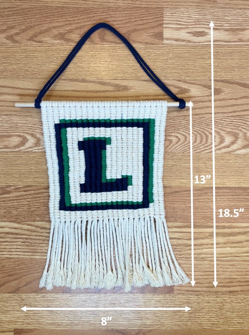 Letter Wall Hanging Macrame, Wall Hanging Macrame, Bohemian Decor ...