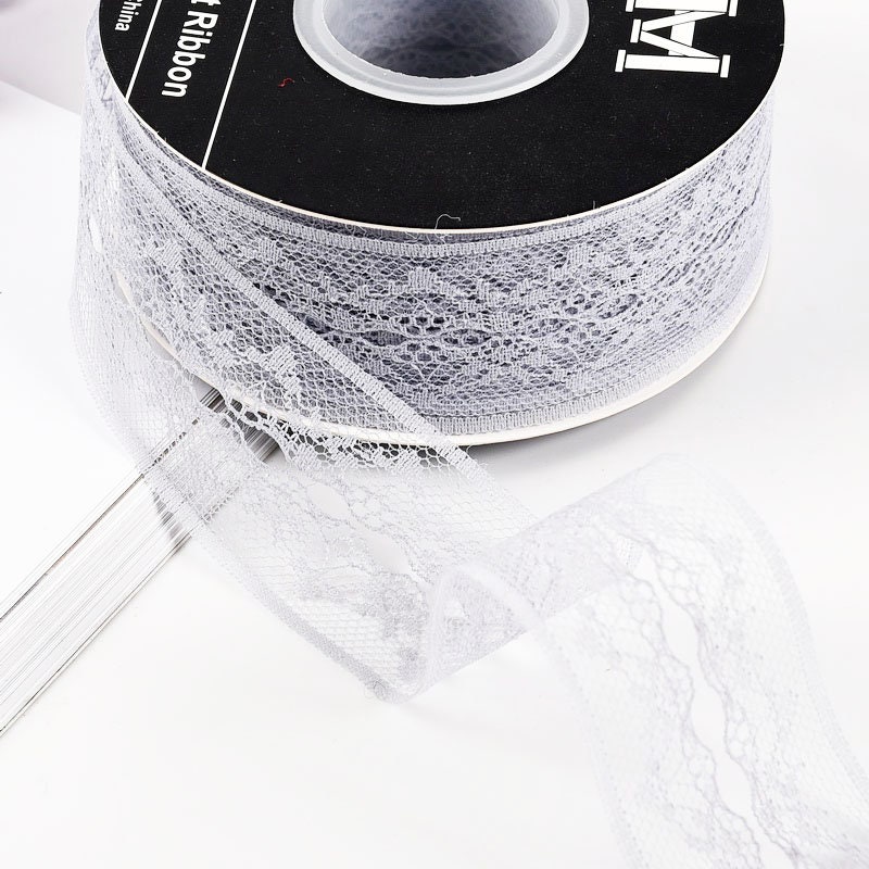 22m/40mm Lace Ribbon Roll Wedding Ribbon Ornamental Lace Roll ...