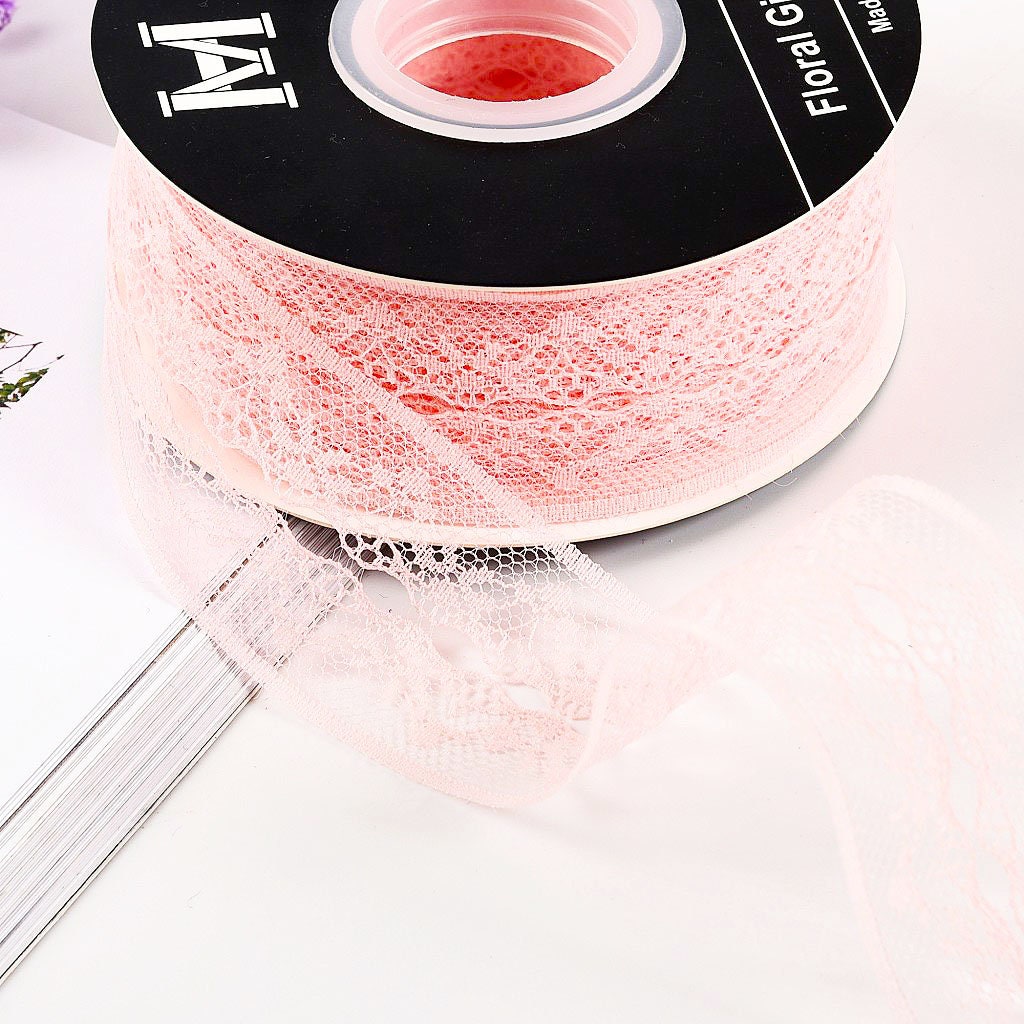 22m/40mm Lace Ribbon Roll Wedding Ribbon Ornamental Lace Roll ...
