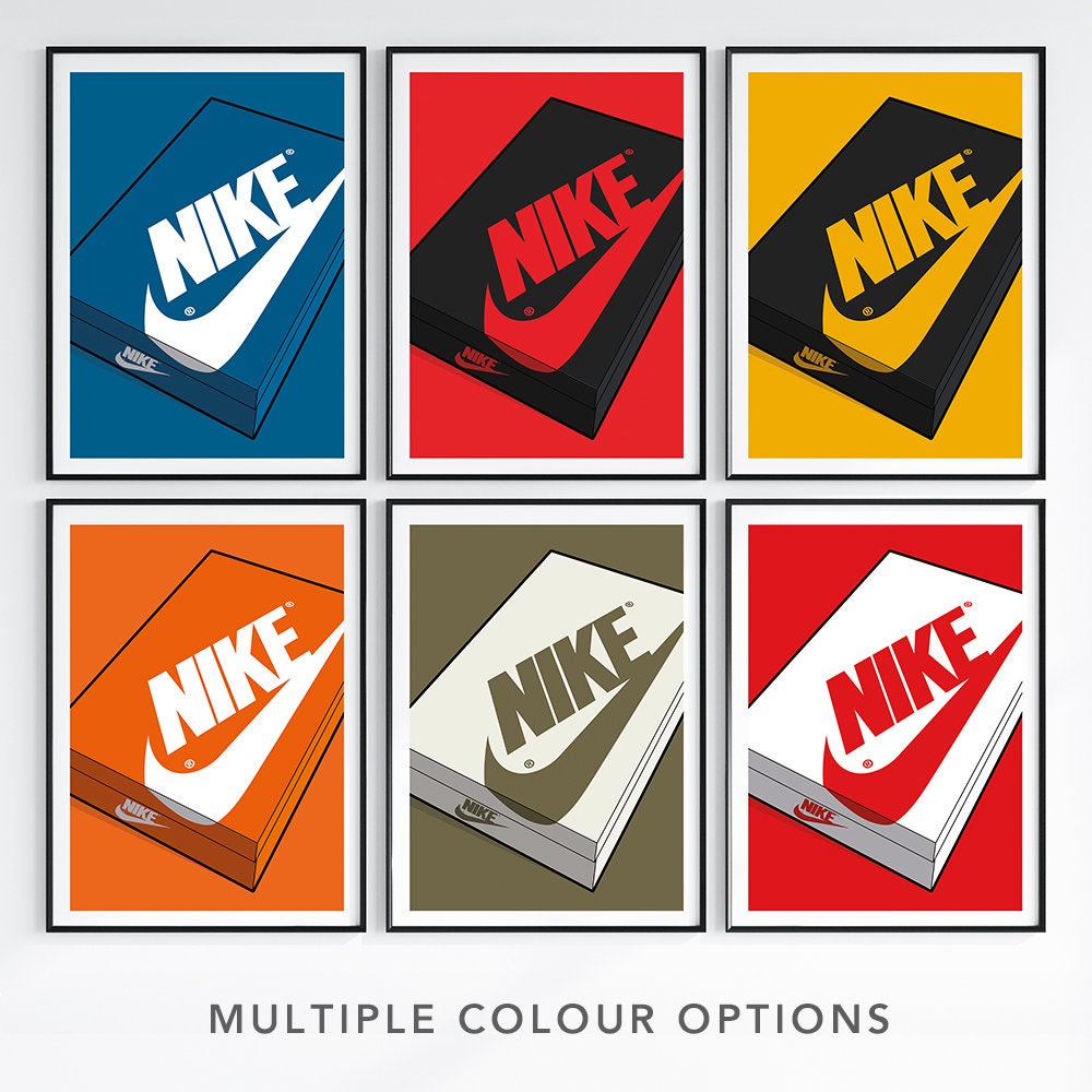 Nike Sneaker Box Fashion Art Prints - Etsy