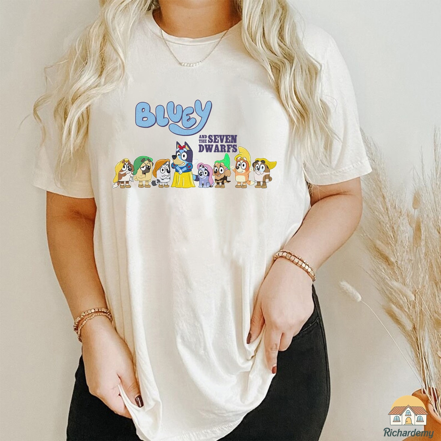 Bluey Snow White Shirt, Bluey Family Shirt, Bluey Heeler Shirt, Funny ...