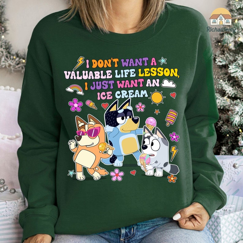 Bluey Shirt Bluey Muffin Gift I Don't Want A Valuable - Etsy
