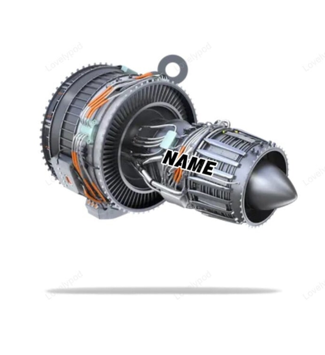 Personalized Turbofan Aircraft Engine Ornament Christmas Tree - Etsy