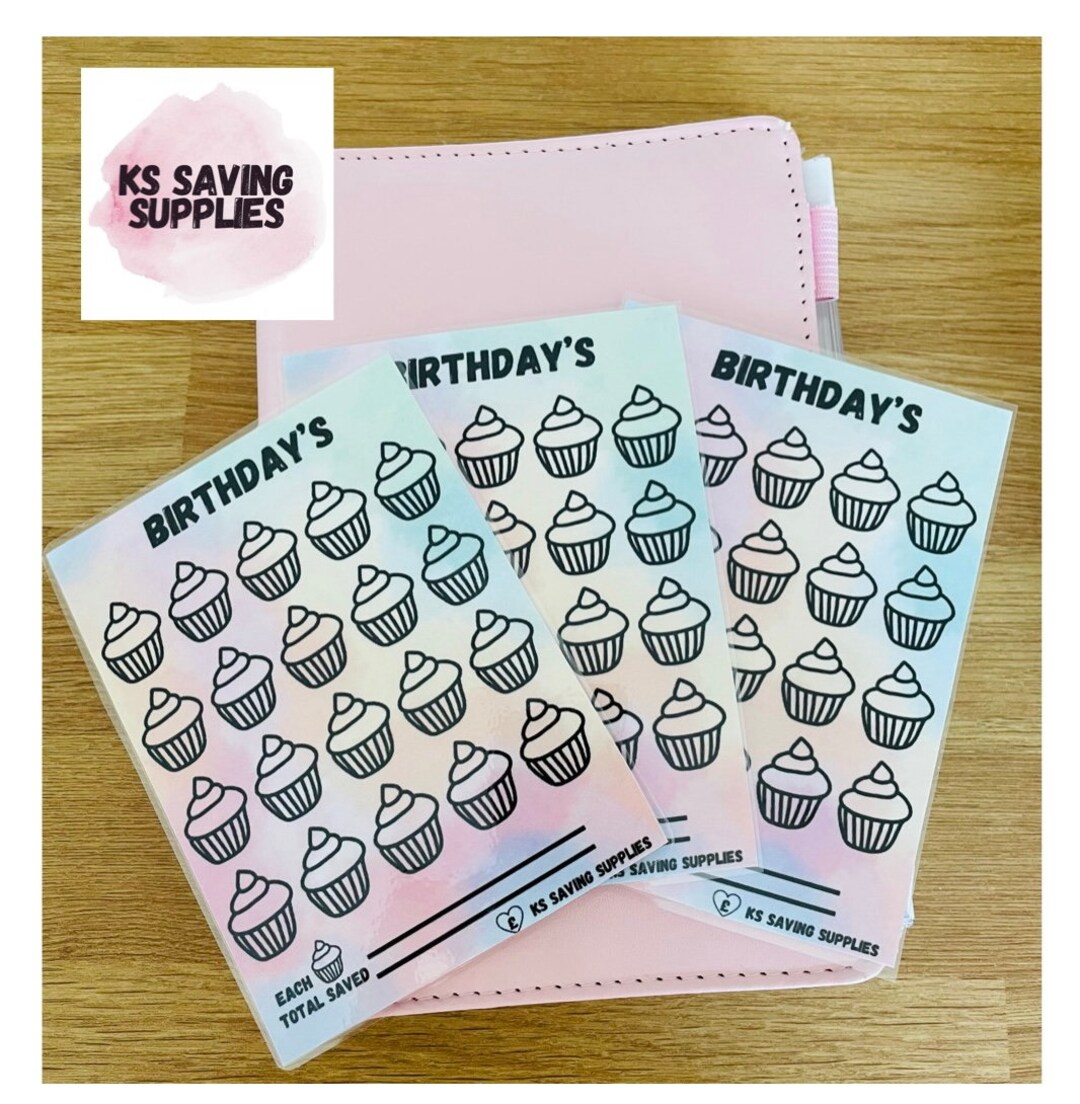 Printable Birthday Savings Tracker Budget Instant Digital - Etsy