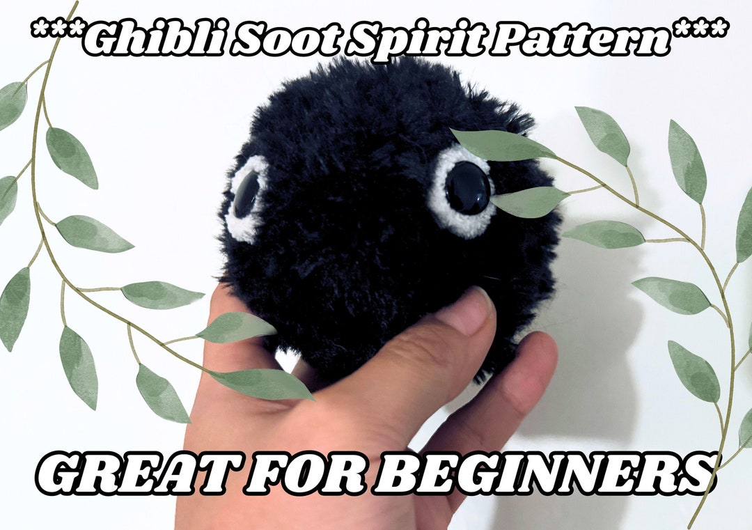 Mini Soot Spirit Ghibli Inspired Anime Plush Pattern Great for Absolute ...